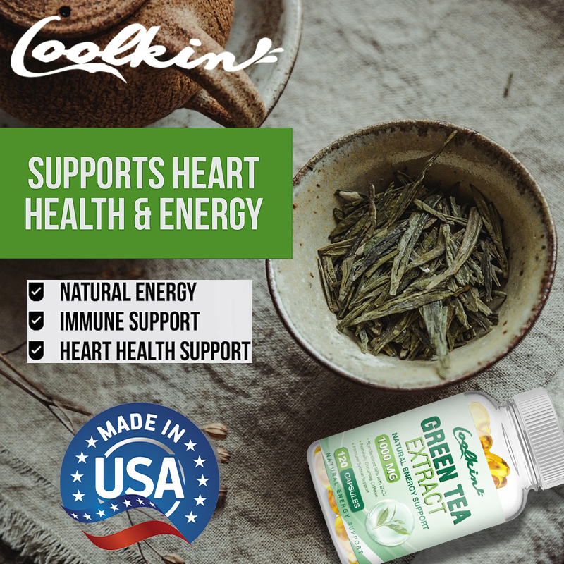 Green Tea Extract 98% Standardized EGCG - Increases Natural Energy and ...