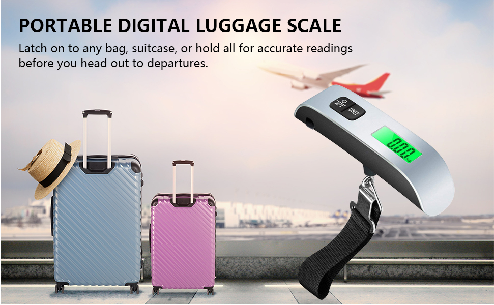 Outdoor Electronic Scale Portable Handheld Luggage Scale T-Scale for ...