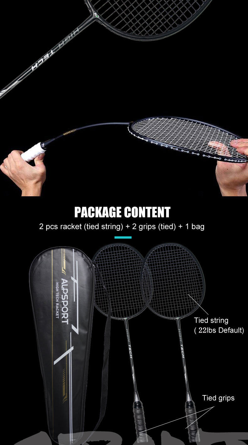 ALP RR 2pcs 4U G5 Original Design Full Carbon Fiber 18-24Lbs Strung ...