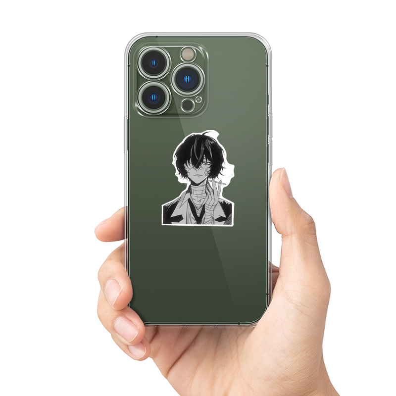 60 Pieces Black White Bungou Stray Dogs Japanese Anime Characters ...