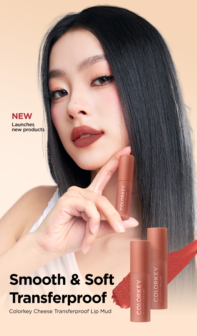 Colorkey Cheese Lip Mud Matte Finish, Transferproof and Long-lasting ...