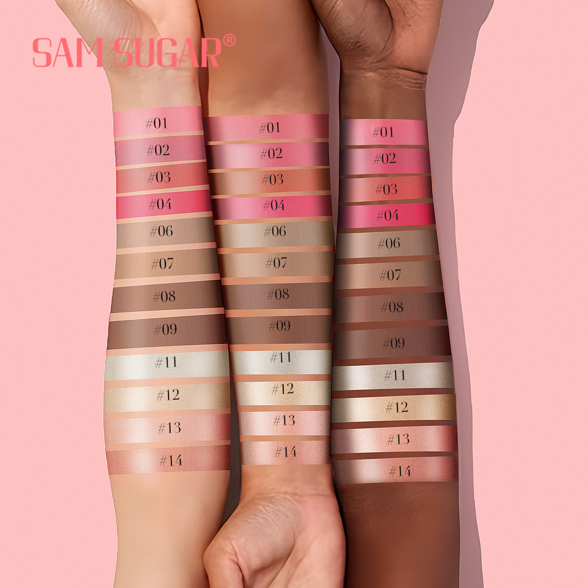 Sam SUGAR High Gloss Contouring Liquid Matte Three-Dimensional ...