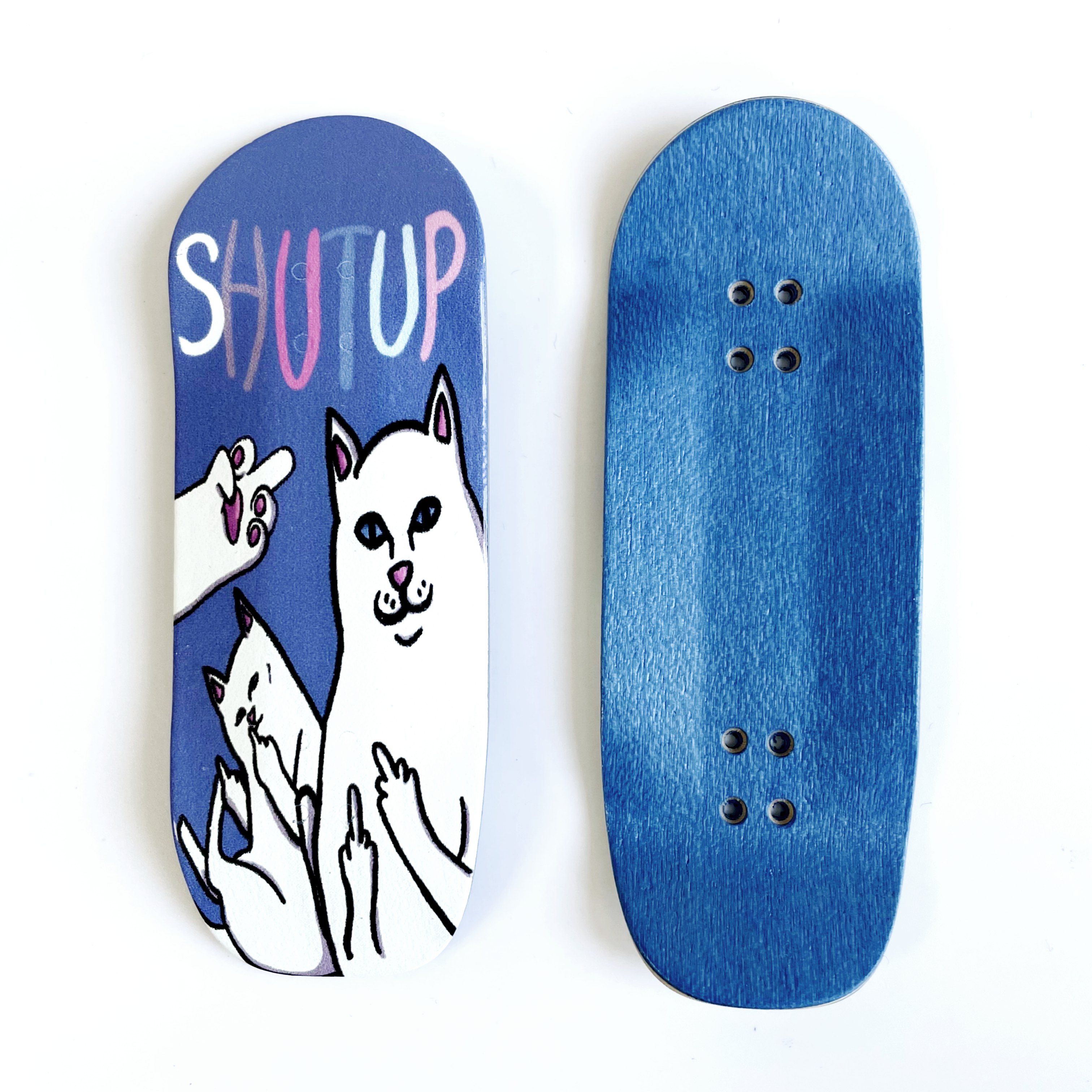 35mm Fingerboard Deck Old School Shape with Graphics for Professional ...