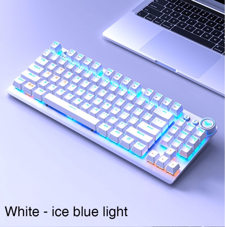 Aula F3001 Wireless Mechanical Keyboard Bluetooth 2.4g Wired 87 Backlit ...