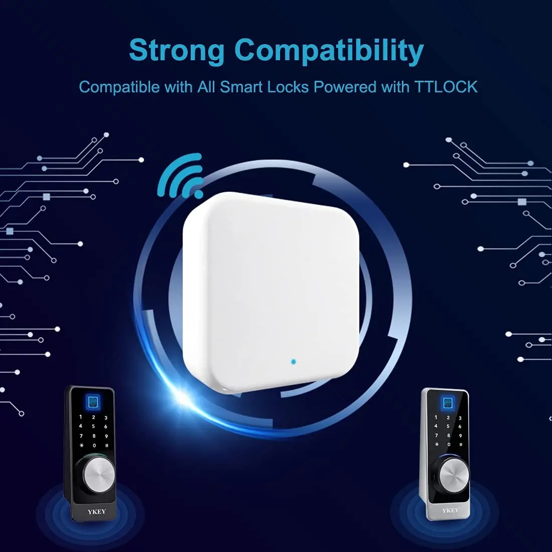 G2 G3 G3P G4 Bluetooth Wifi Gateway Hub of TTLOCK for Smart Home Door ...