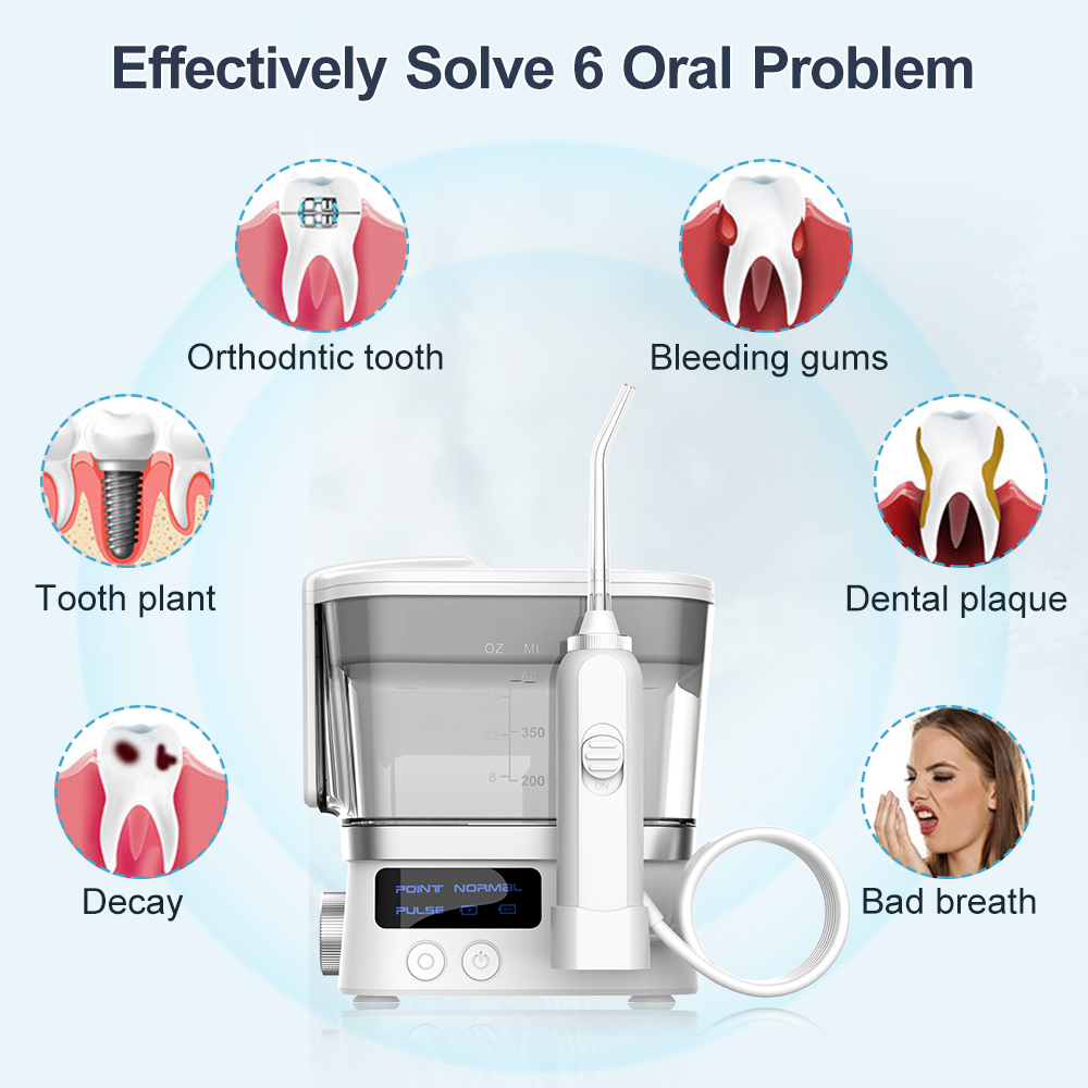 INSMART Y880 Water Floss IPX7 Waterproof Teeth Dental Floss Portable ...