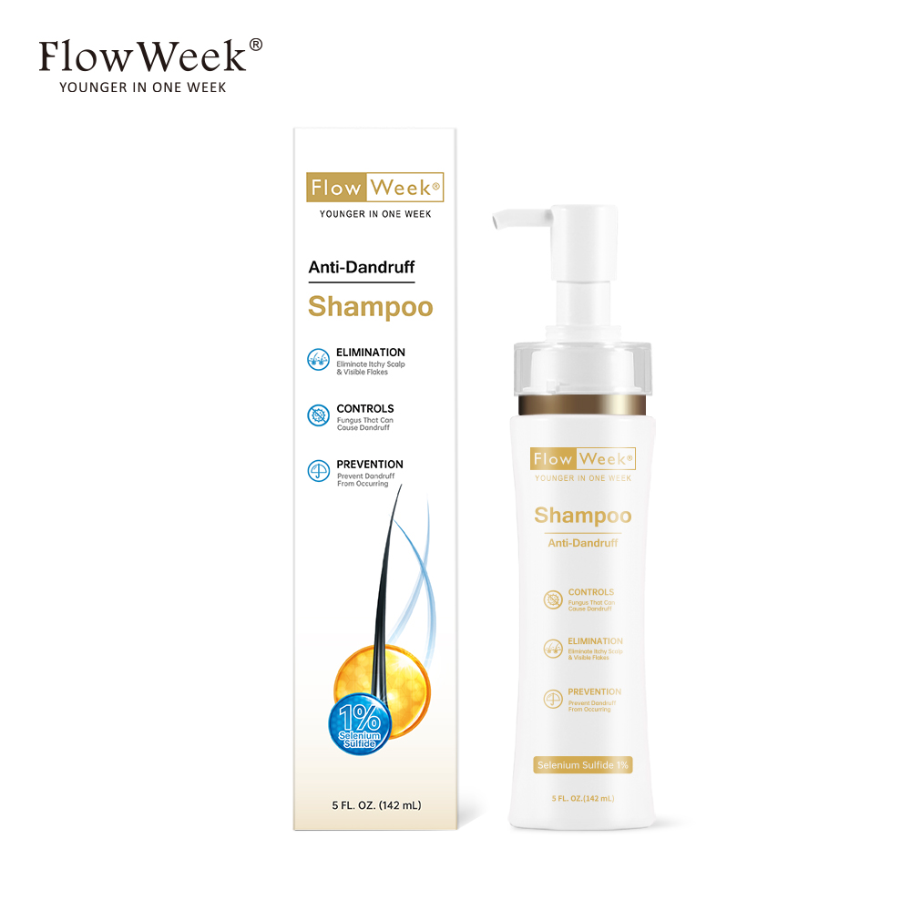 Flow Week Selenium Disulfide Shampoo Fights Mites Eliminates Dandruff ...