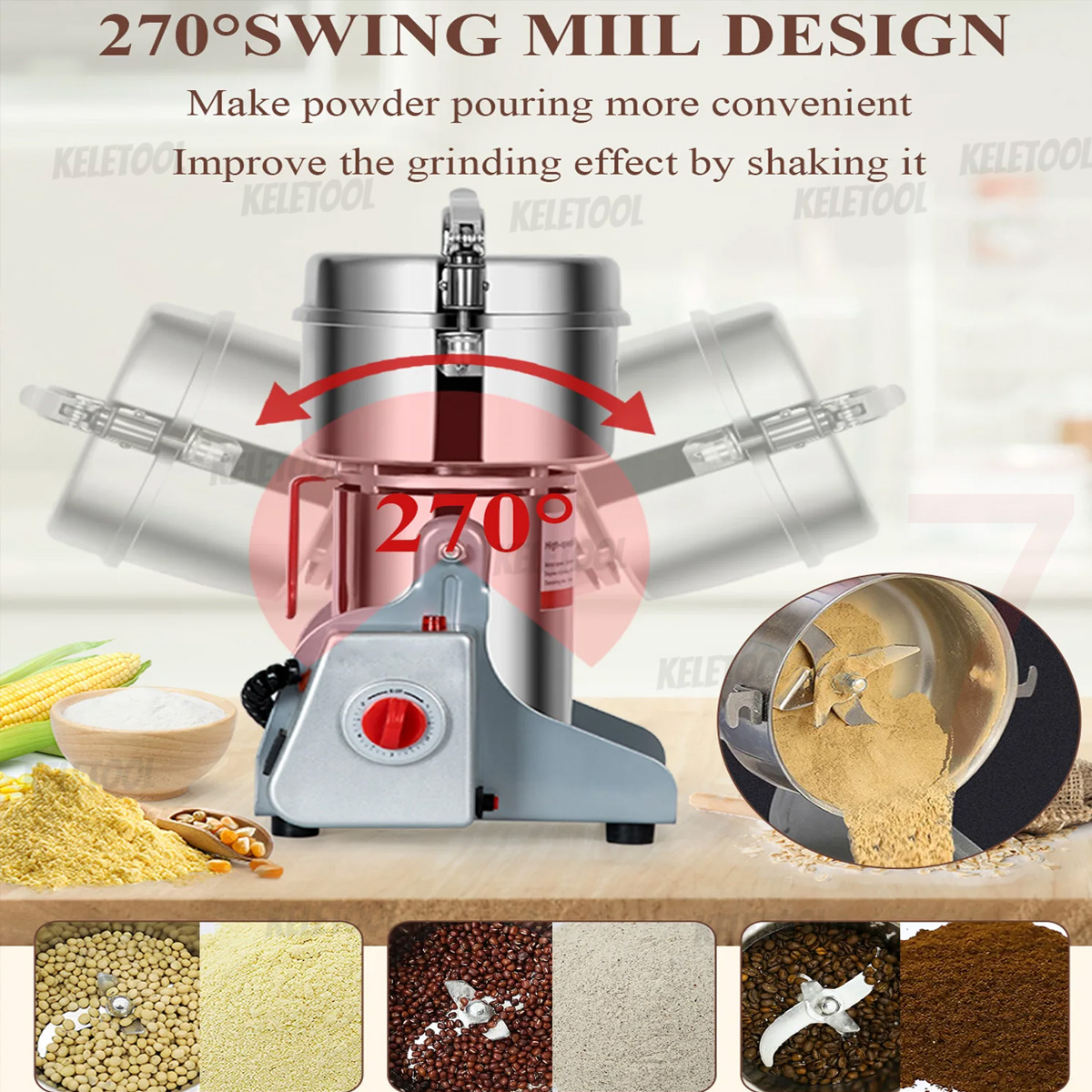 Pengisar kering 磨粉机 heavy duty grindergrinder Coffee Mill Flour ...