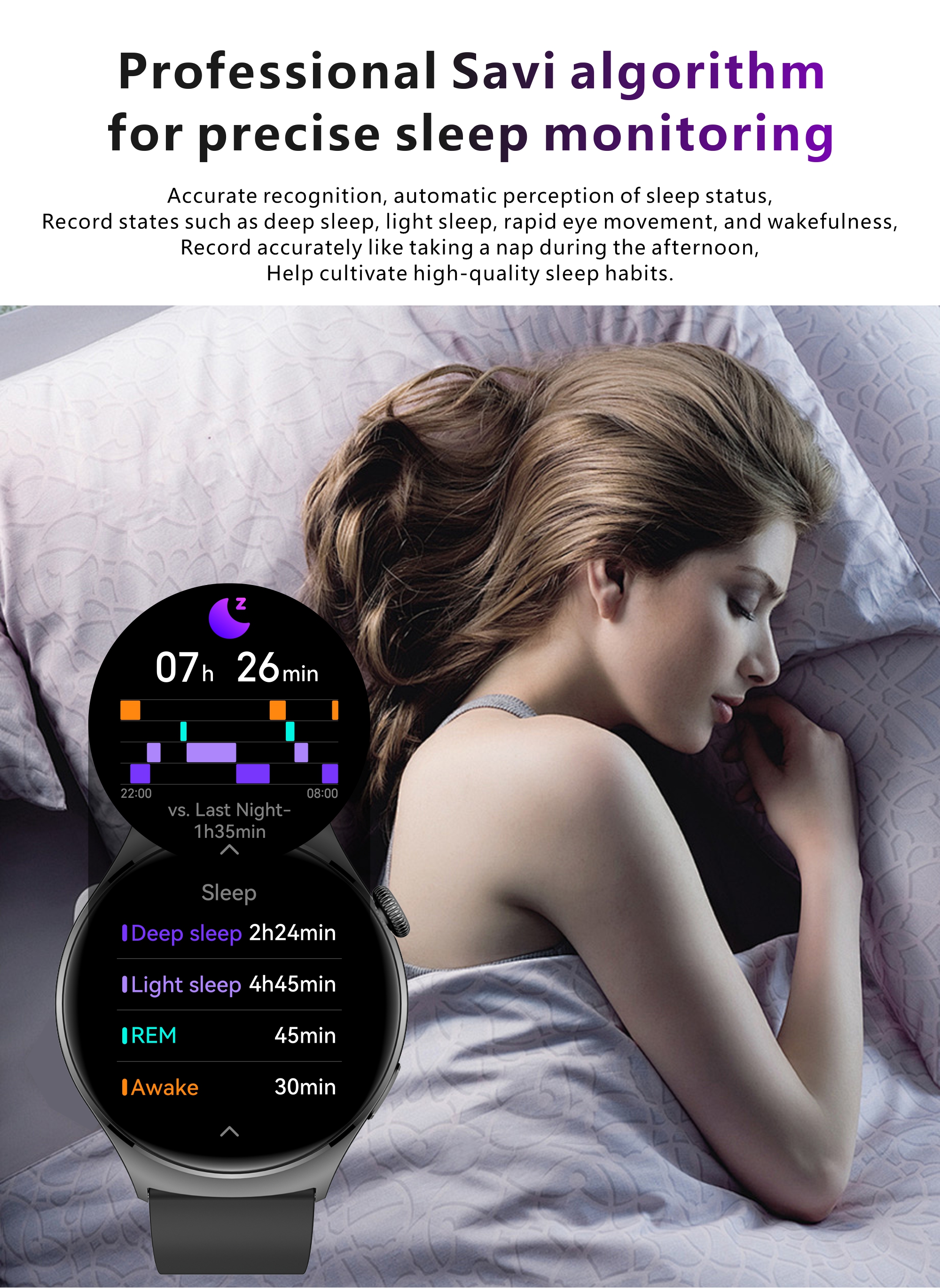 Aolon Mars R3 Smart Watch AMOLED Screen Always On Display HD BT Call ...