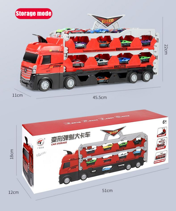 Racing Cars toys New Transport Car Carrier Truck Toys Parent-Child ...