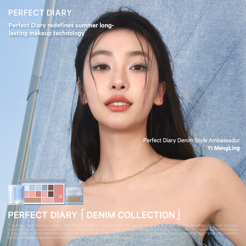Perfect Diary Denim Series Eyeshadow Palette Contour Palette ...