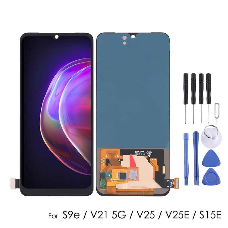 AMOLED LCD For VIVO V21 5G LCD Display Touch Screen Digitizer VIVO V25E ...