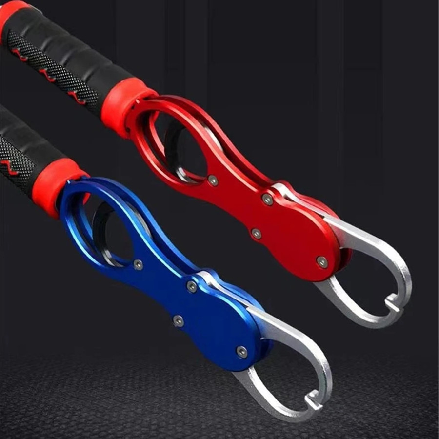 1Pc Fish Lip Gripper with Scale 40 Pound Aluminum Fishing Gripper ...
