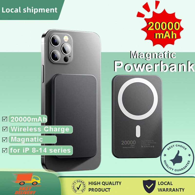 【Local shipment】30000mAh Wireless charging treasure uses mobile phones ...