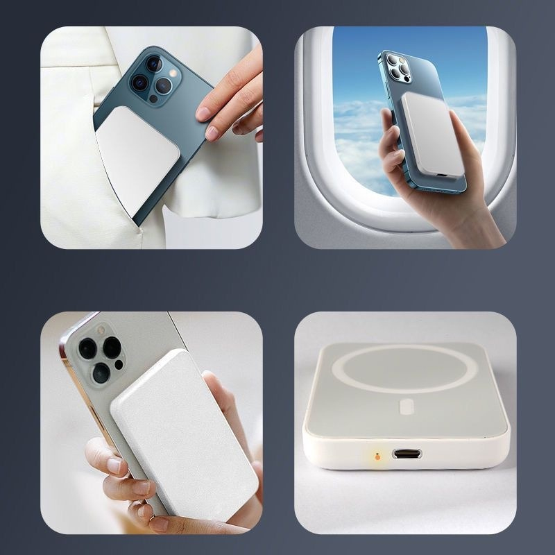 【Local shipment】30000mAh Wireless charging treasure uses mobile phones ...