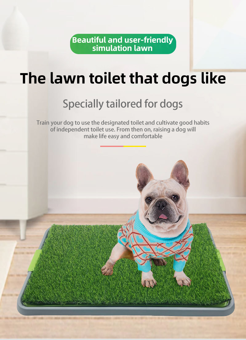 Dog Pee Tray Extra Large Simulation Lawn Dog Toilet Puppy Potty ...