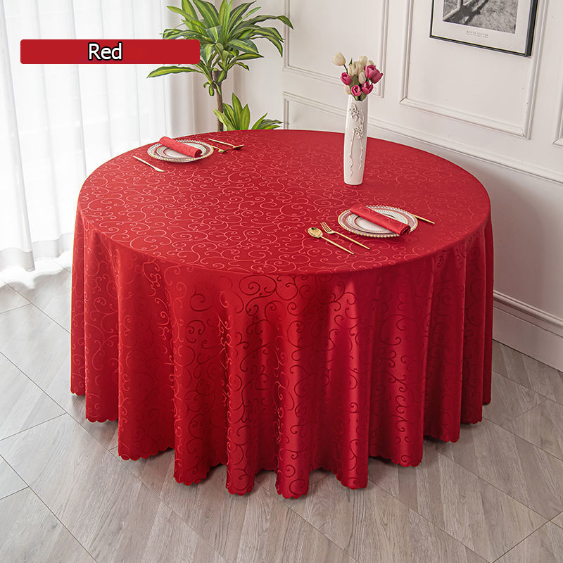 Tablecloth Round 4/6/8/10 Seater Solid Color Table Cloth Home Dining ...