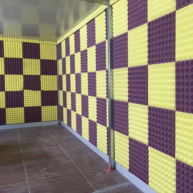 1pc 50x50x5cm Eco-friendly Pyramid Soundproof Sponge ,Acoustic Foam ...