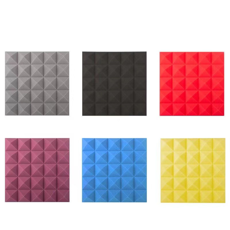 1pc 50x50x5cm Eco-friendly Pyramid Soundproof Sponge ,Acoustic Foam ...