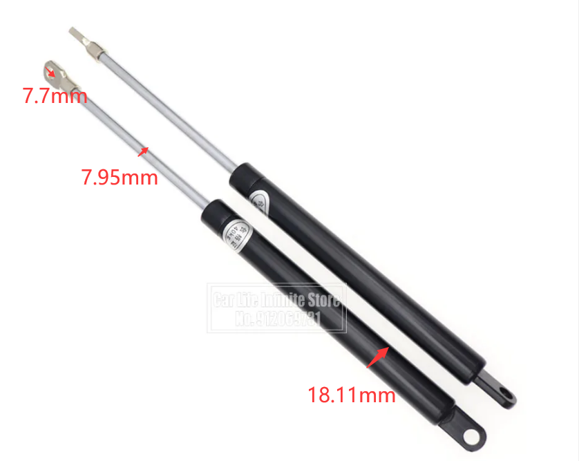 2x 400N 300/350/400/450/500/600mm Gas Strut Bars Lift Supports Gas ...