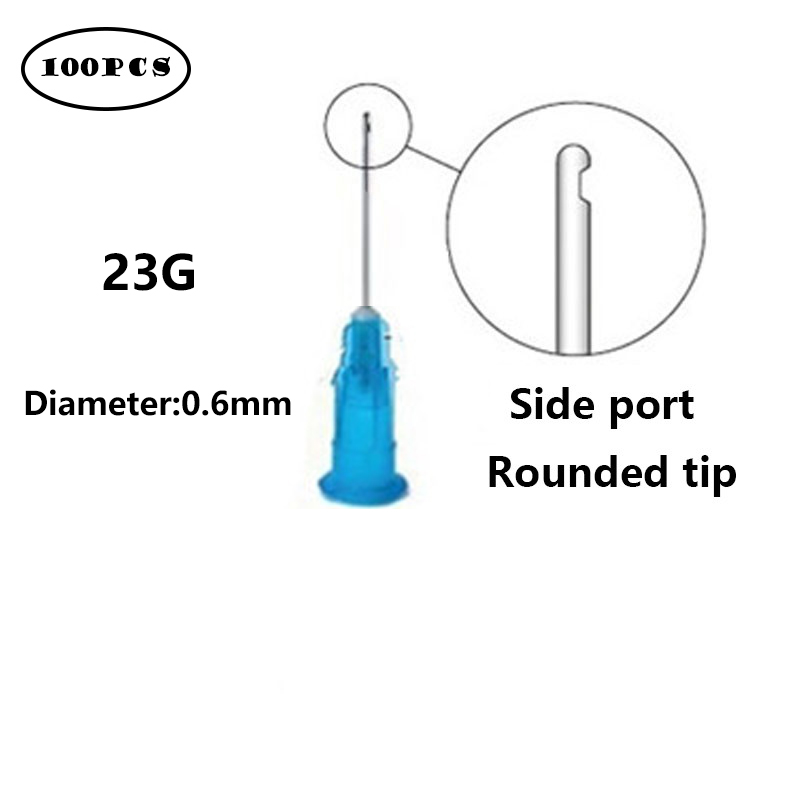 100pcs/pack Dental Endo Irrigation Needle Tip Dental Root Canal Lateral ...