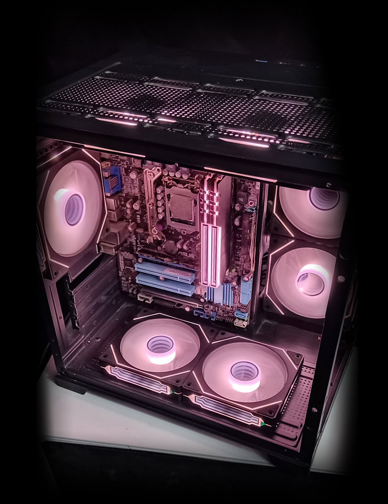 Tj Prism 120mm GEN4 Pro ARGB Chassis Fan, Infinity Straw RGB Lighting ...