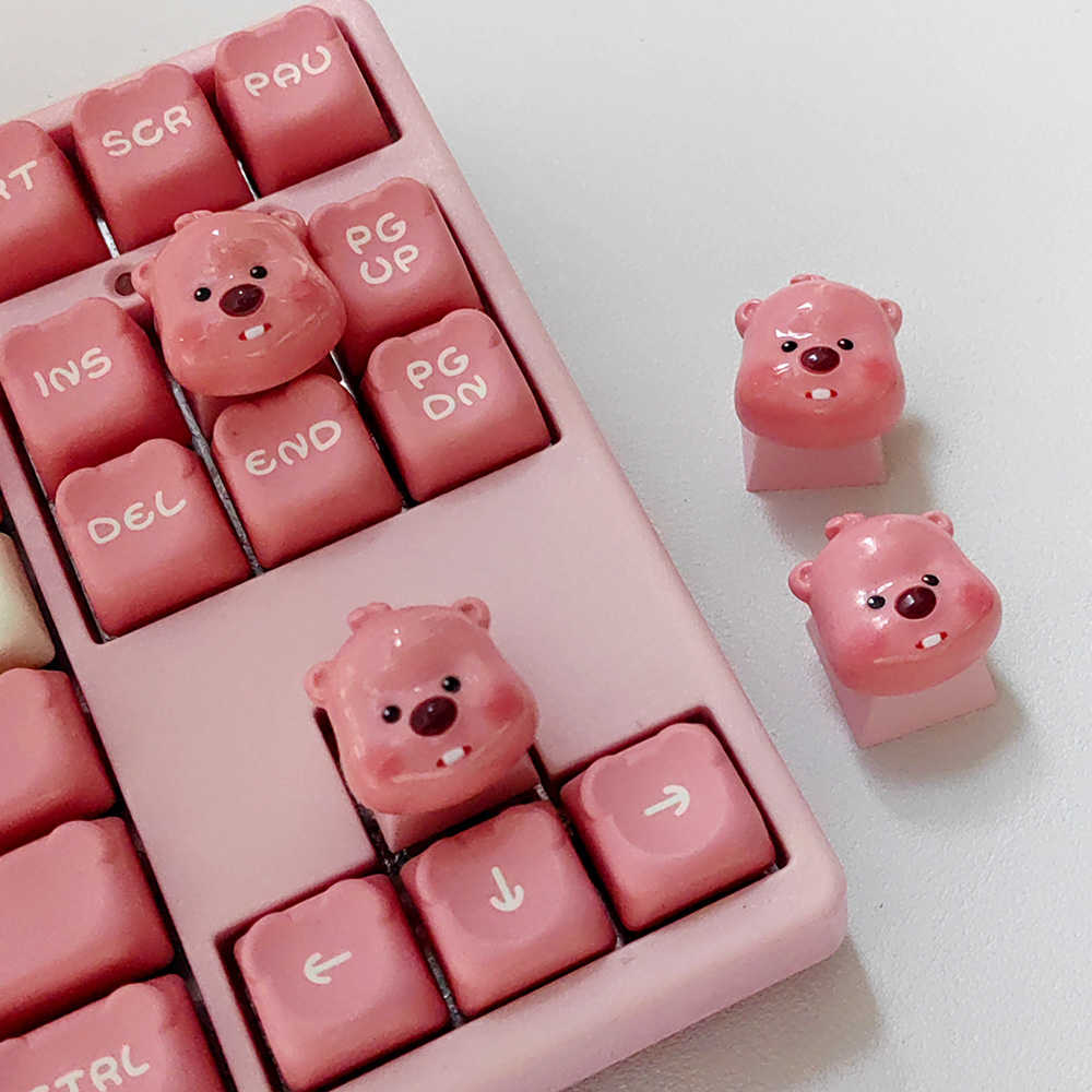 Beaver loopy Keycap Mechanical Keyboard Dedicated Button ESC | Shopee ...