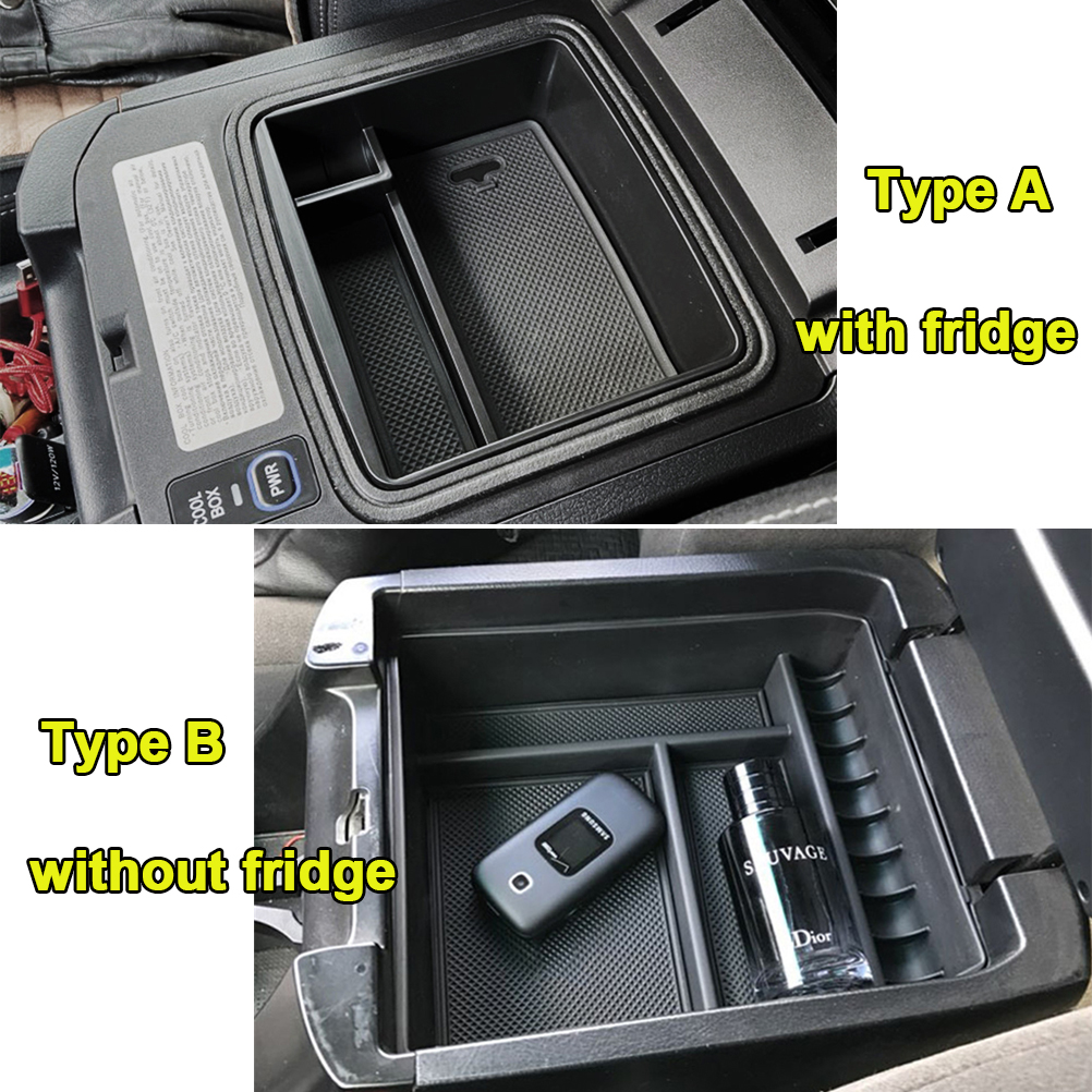 Car Armrest Storage Box Tray Central Console Organizer For Toyota Land ...