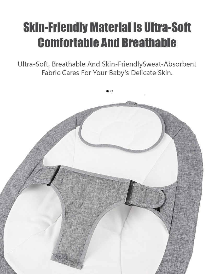 Newborn Baby Auto Swing Leaf Bouncer Mosquito Net Tent Automatic Remote ...