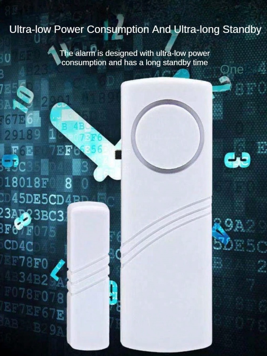 Wireless Door Window Magnetic Sensor Alarm Detectors Home Security ...