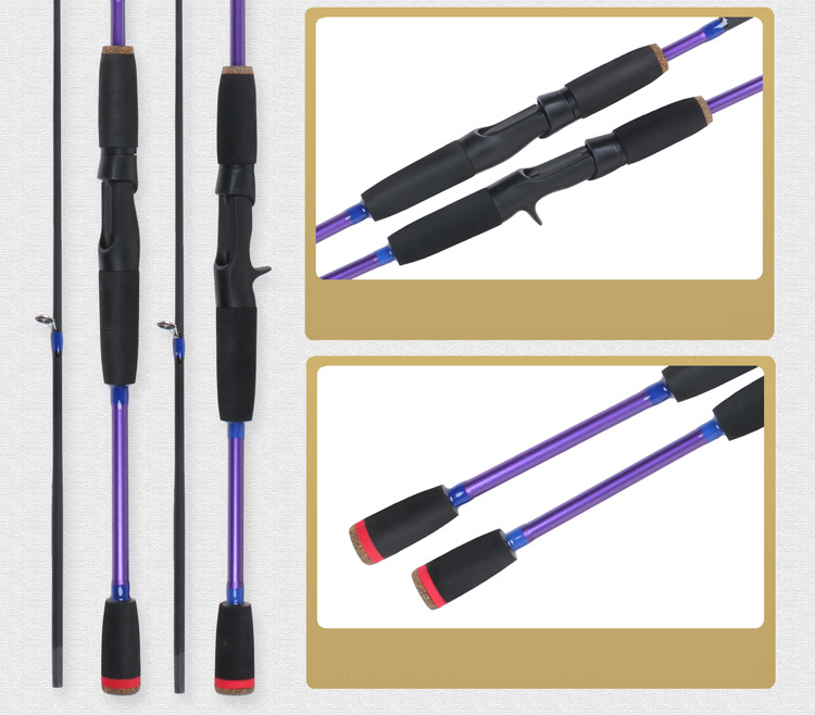 HAIYI FISHING Fishing Rod Set Casting Fishing Rod 1.65M/1.8M/2.1M ...