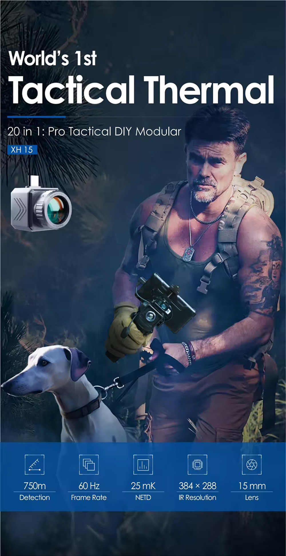 Infiray XH15 Thermal Monocular Xinfrared X3 Thermal Imaging Camera 60hz ...