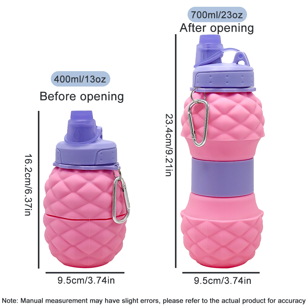 【Delivery from MY】Multi style outdoor silicone folding water cup for ...