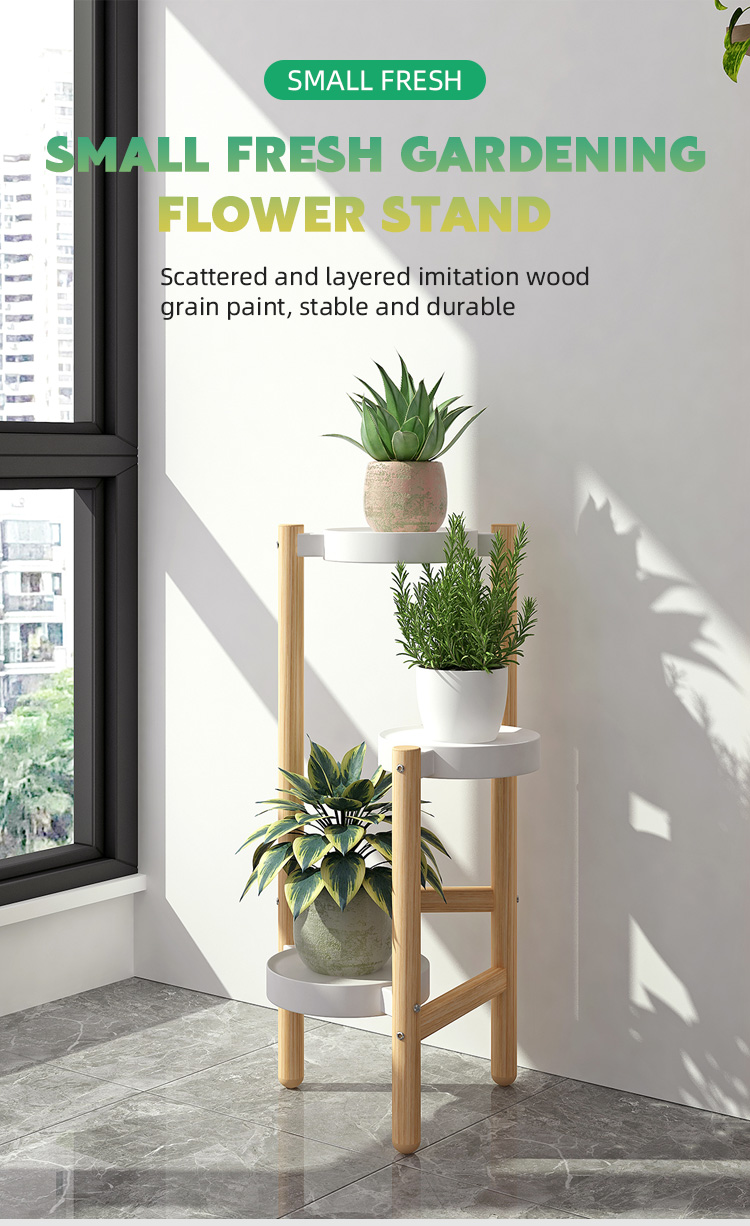 JS Plant Rack Outdoor Flower Multilayer Pots Stand Planters Indoor ...