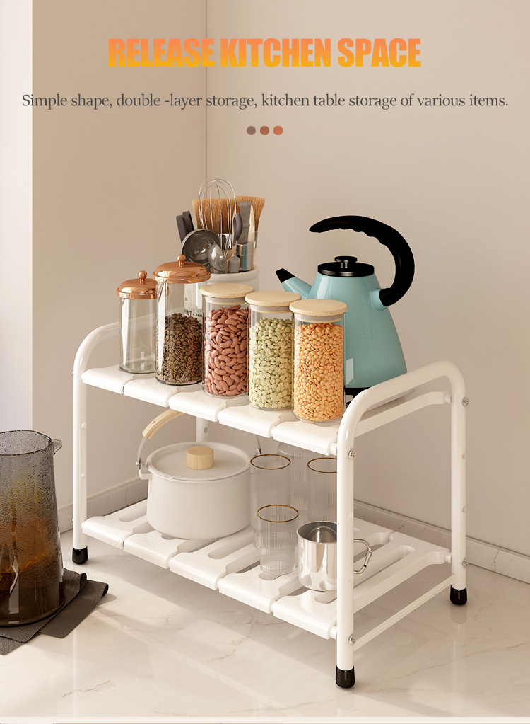 ️ JS Multipurpose Kitchen Stainless Steel under Sink Shelf Storage Rack ...