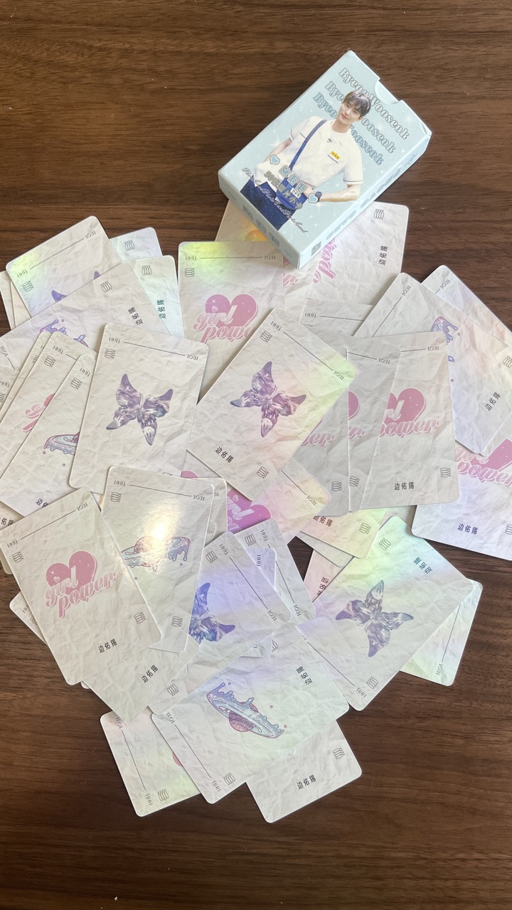 lovely runner Byeon Woo Seok Kim Hye Yoon Bianyouxi Laser Photocard ...