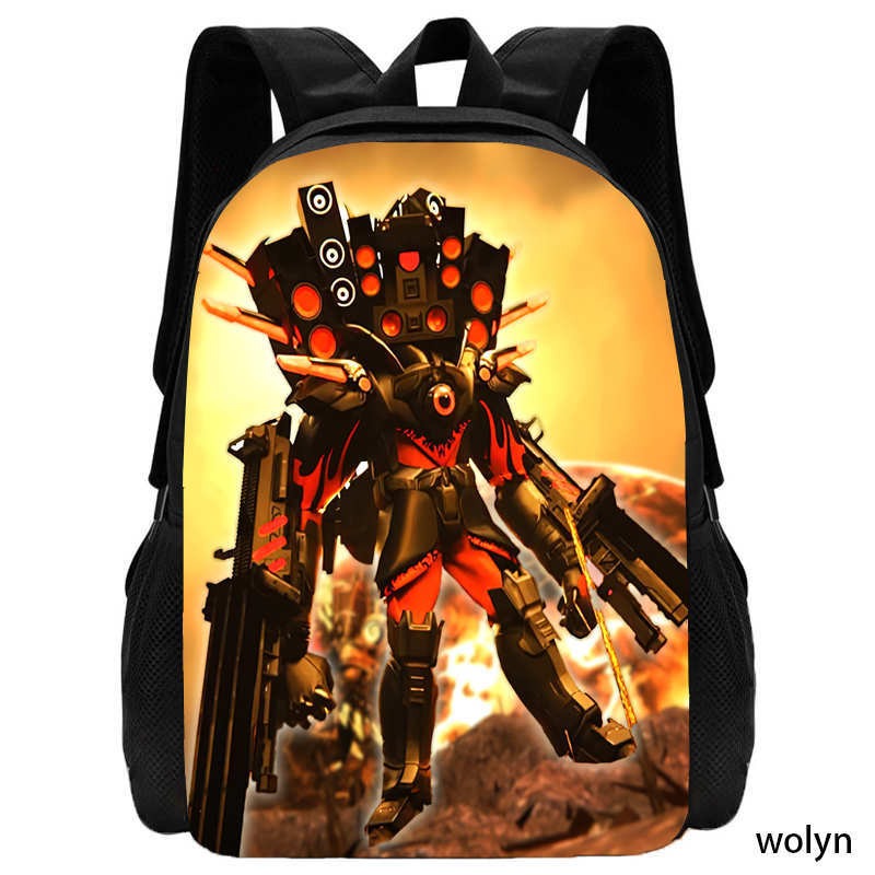 Skibidi Toilet Backpack for students | Shopee Malaysia