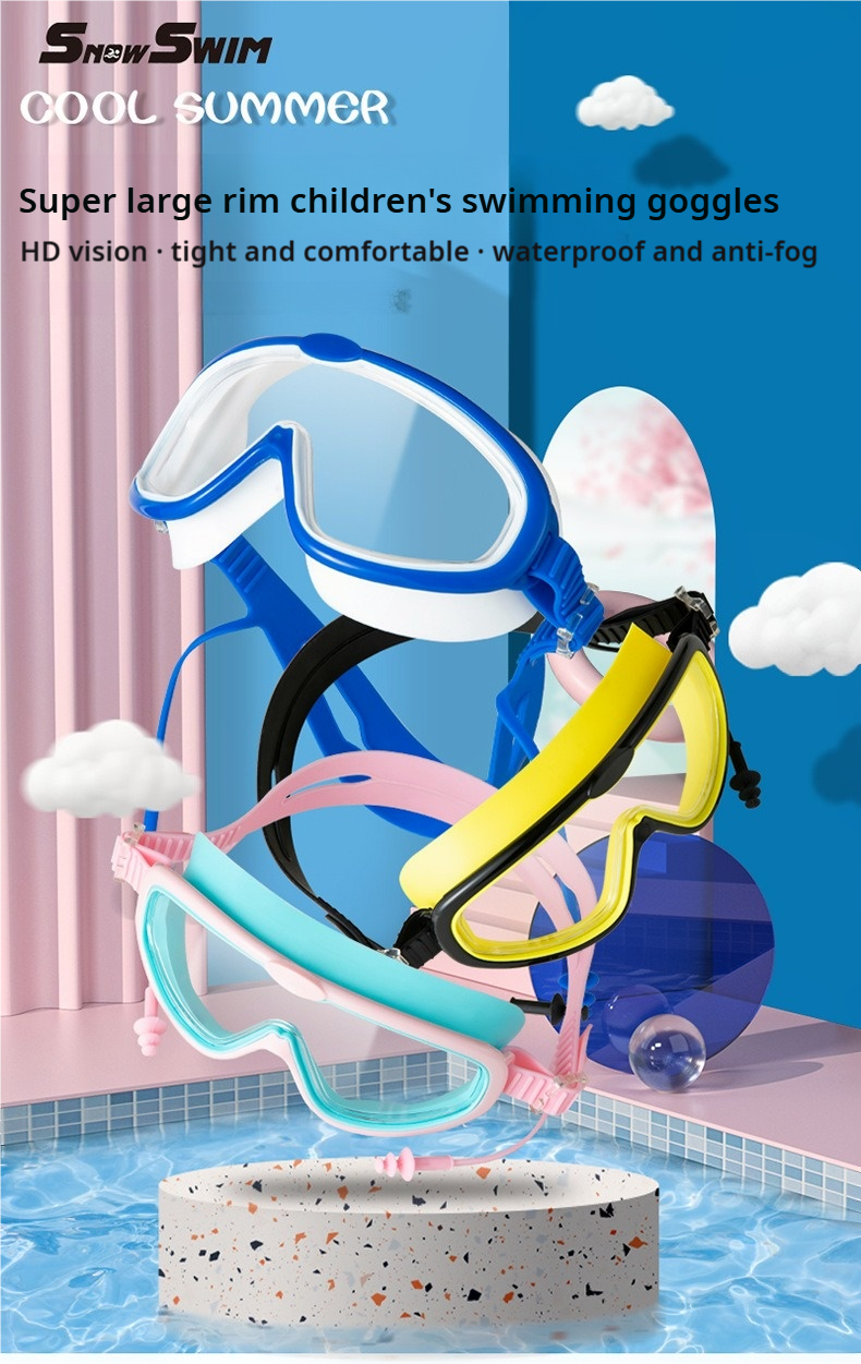 Children In bags swimming goggles girl boy swimming gear goggles ...