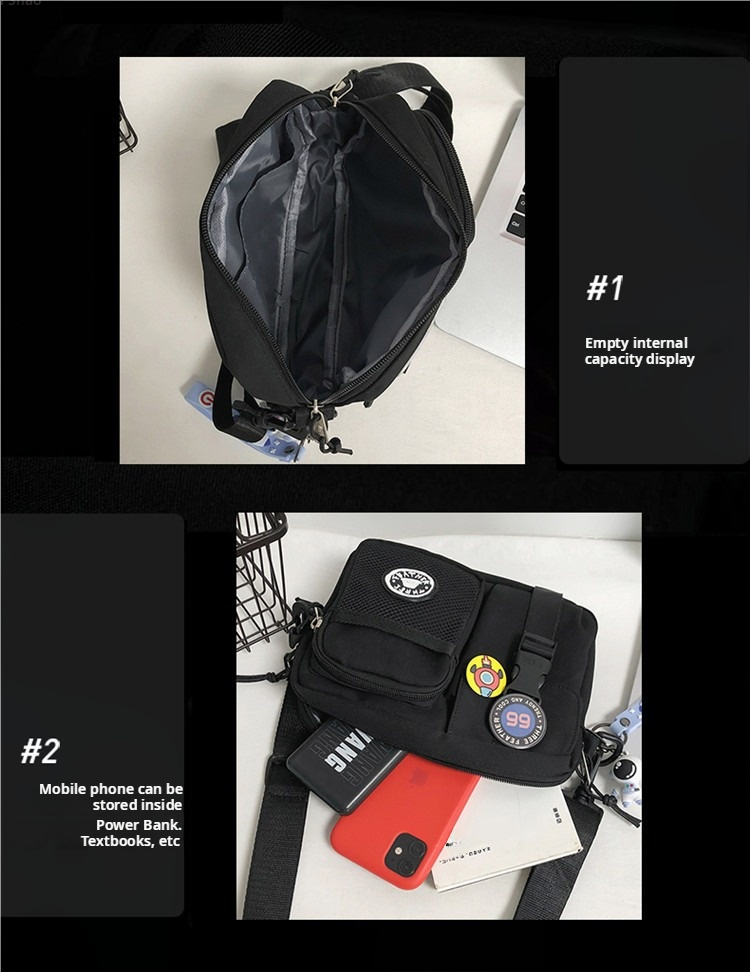 Student crossbody bag Multi-functional mobile phone bag Student street ...