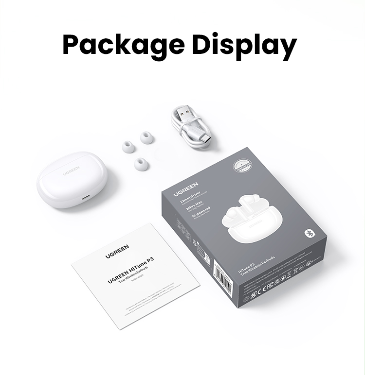 UGREEN HiTune P3 True Wireless Earbuds Support Dual Devices Connection ...