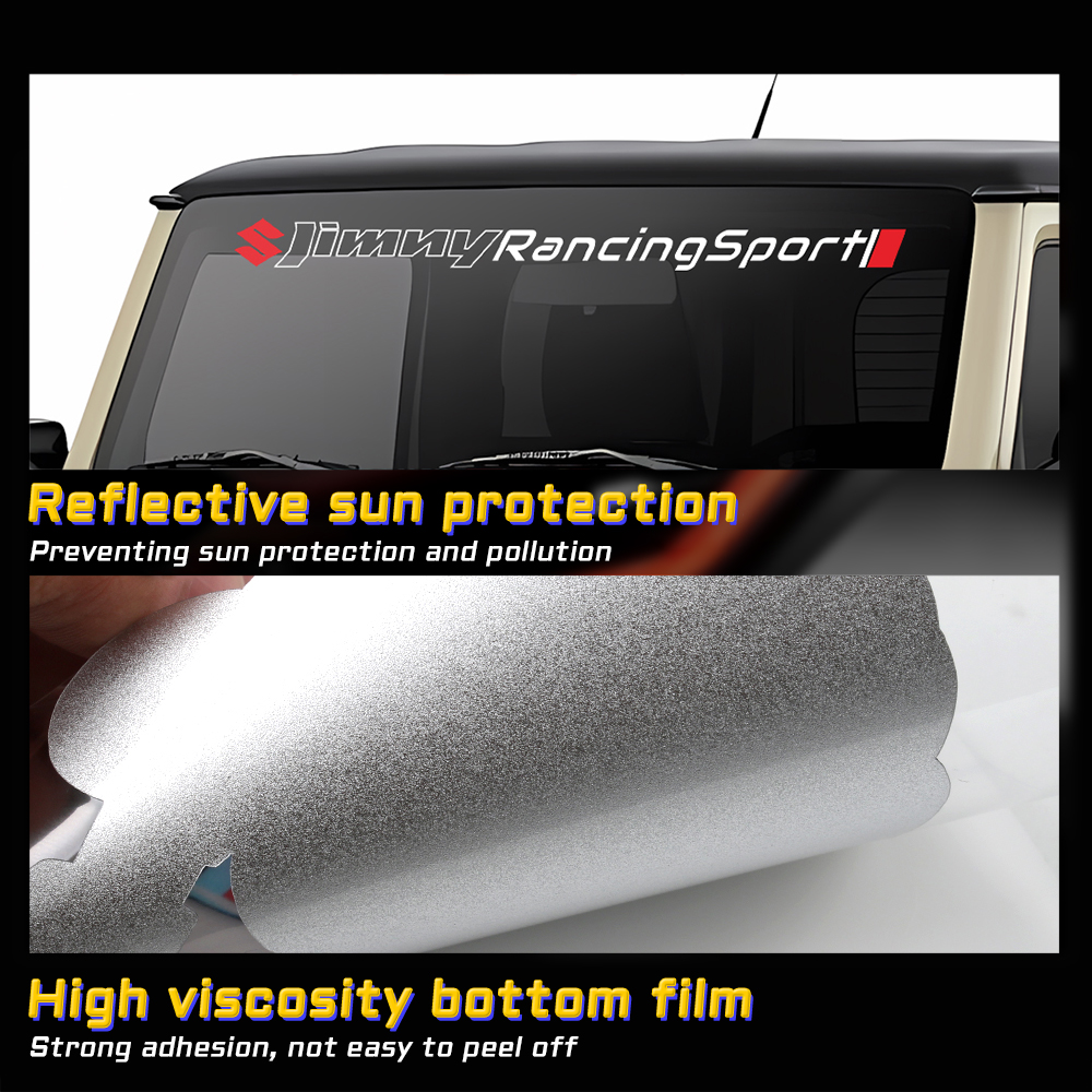2pcs Reflective Vinyl Decals Jimny Racing Sport Car Sticker For Suzuki ...