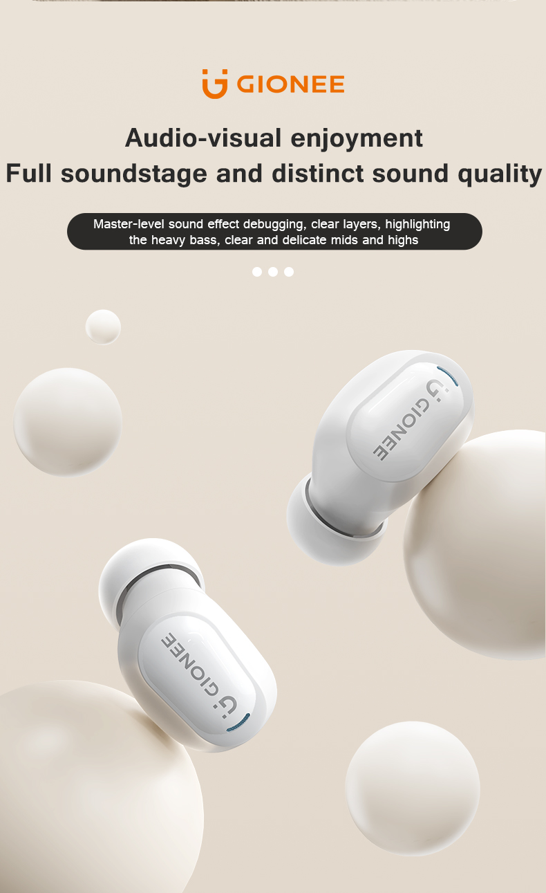 Gionee JL038 Wireless Earphone Bluetooth 5.4 True Wireless Earbud Low ...
