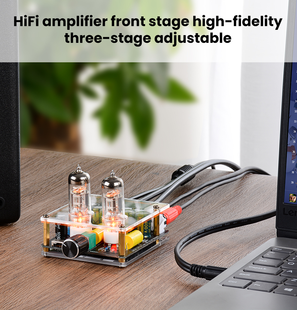 AIYIMA Upgraded 6A2 Tube Preamplifier Amplifiers HiFi Preamp Bile ...