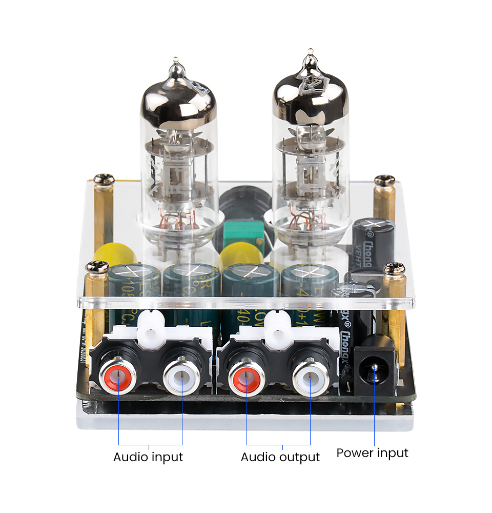 AIYIMA Upgraded 6A2 Tube Preamplifier Amplifiers HiFi Preamp Bile ...