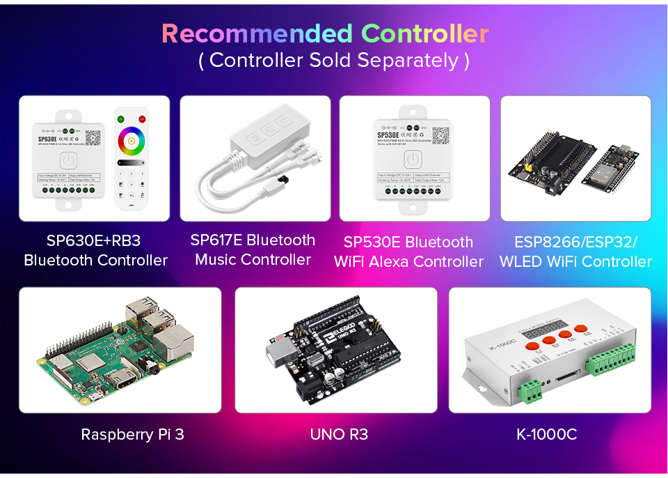 BTF-LIGHTING FCOB COB RGBW IC LED Strip 896LEDs/m Similar WS2814 IC Addressable RA90 IP30 DC24V ...