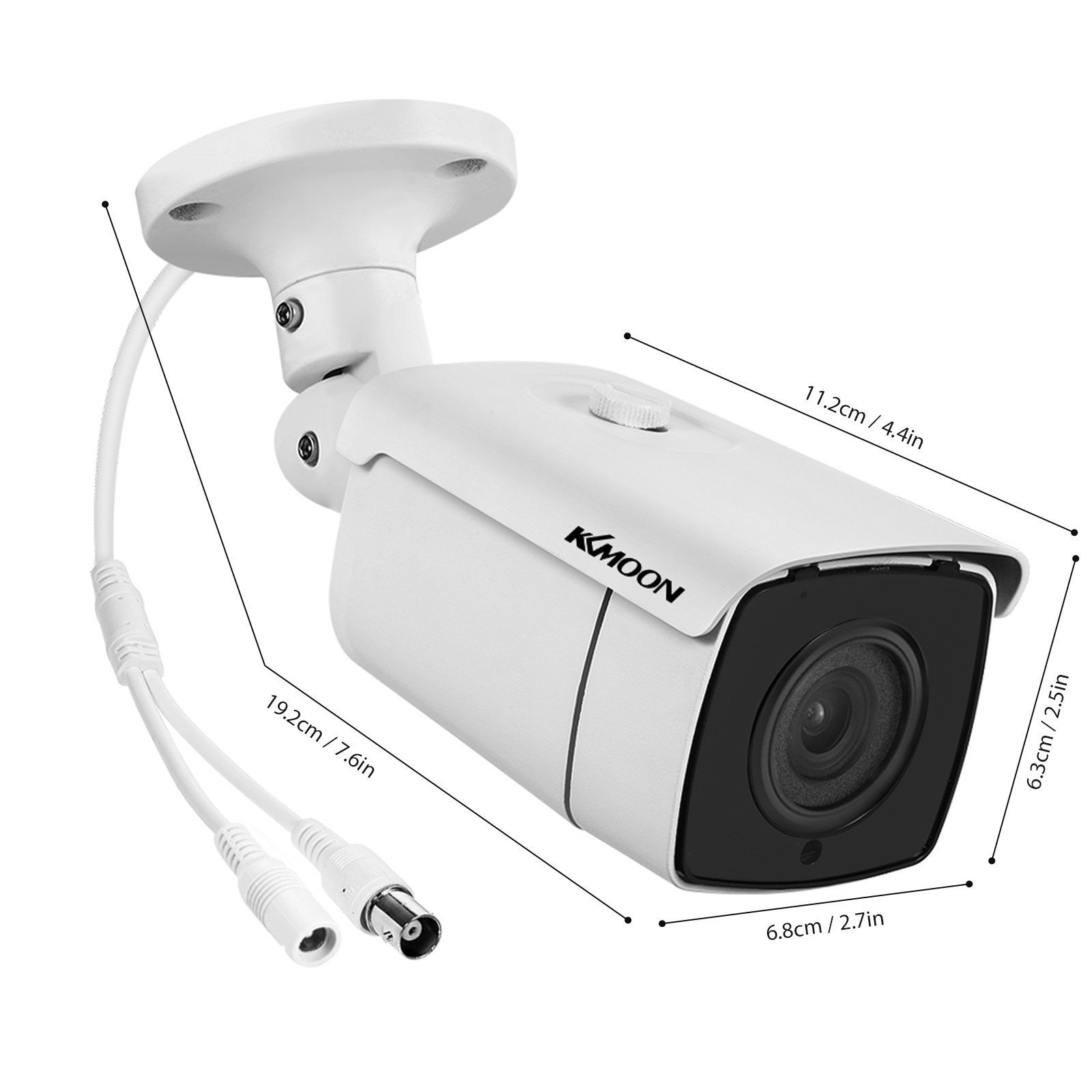Kkmoon 1080P Analog Security Camera Outdoor IP66 Waterproof CCTV ...