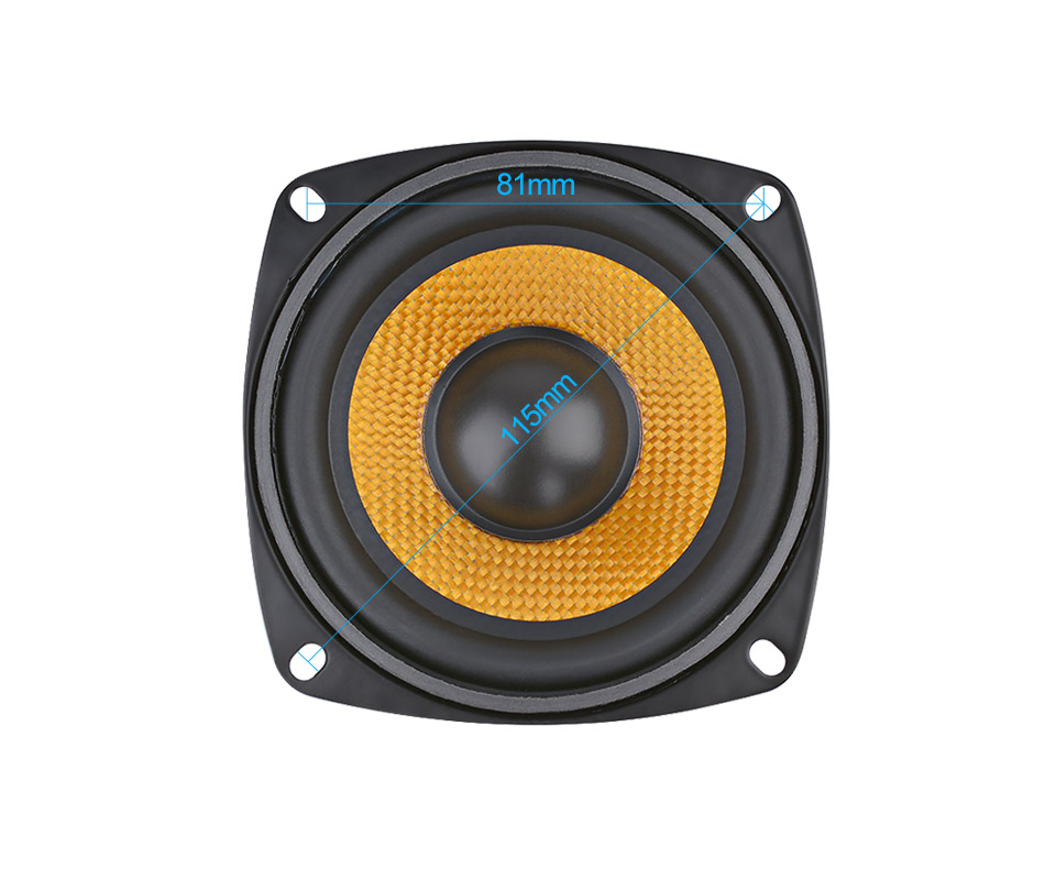 AIYIMA 1Pc 4 Inch Audio Portable Subwoofer Speaker Driver 4 Ohm 15W Bass Speaker DIY Multimedia ...