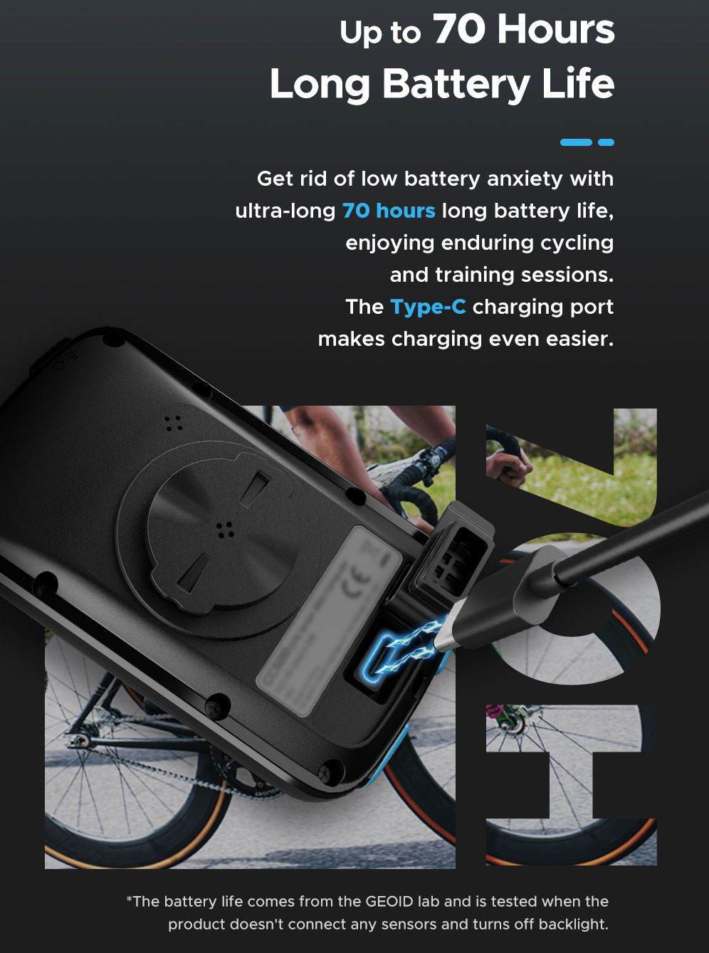 GEOID CC500 GPS Bike Computer Bike Meter Bicycle Computer Wireless ...