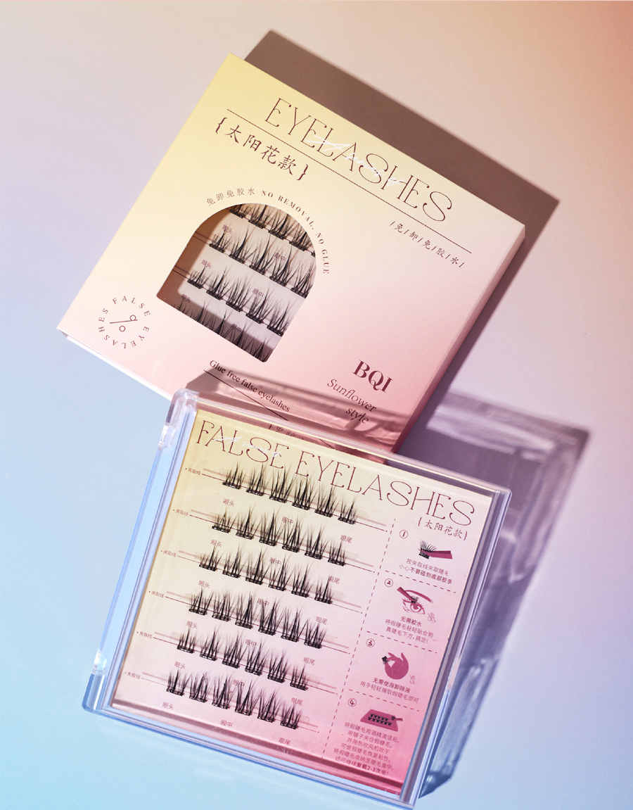 Purely Desire Cat Elf No Glue Self Adhesive False Eyelashes Thick ...