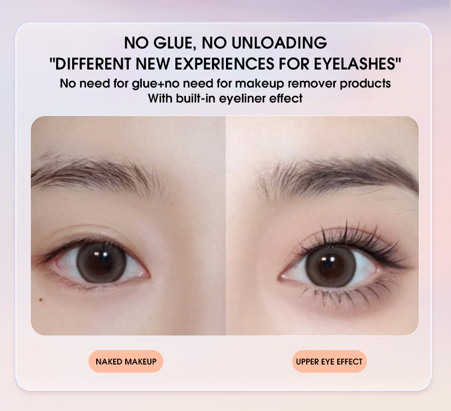 Purely Desire Cat Elf No Glue Self Adhesive False Eyelashes Thick ...